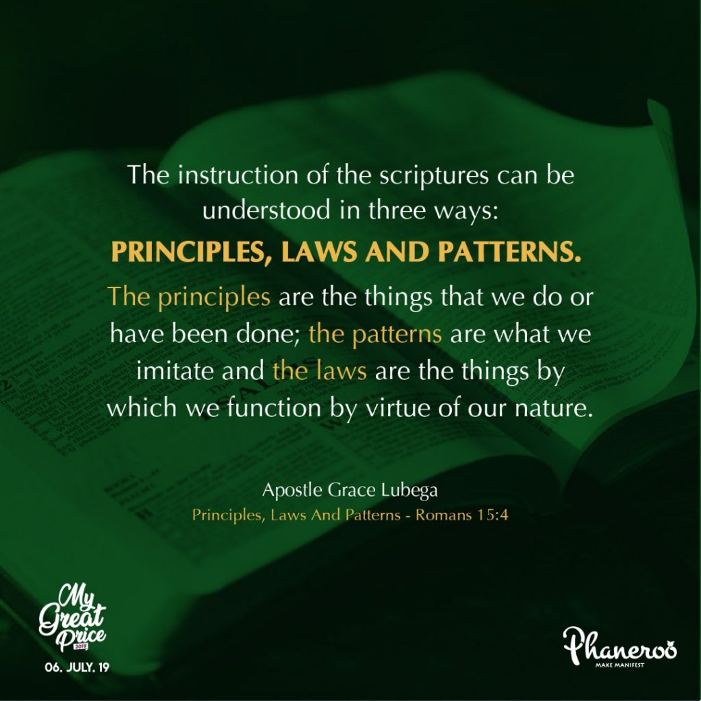 Principles, Laws And Patterns – Phaneroo