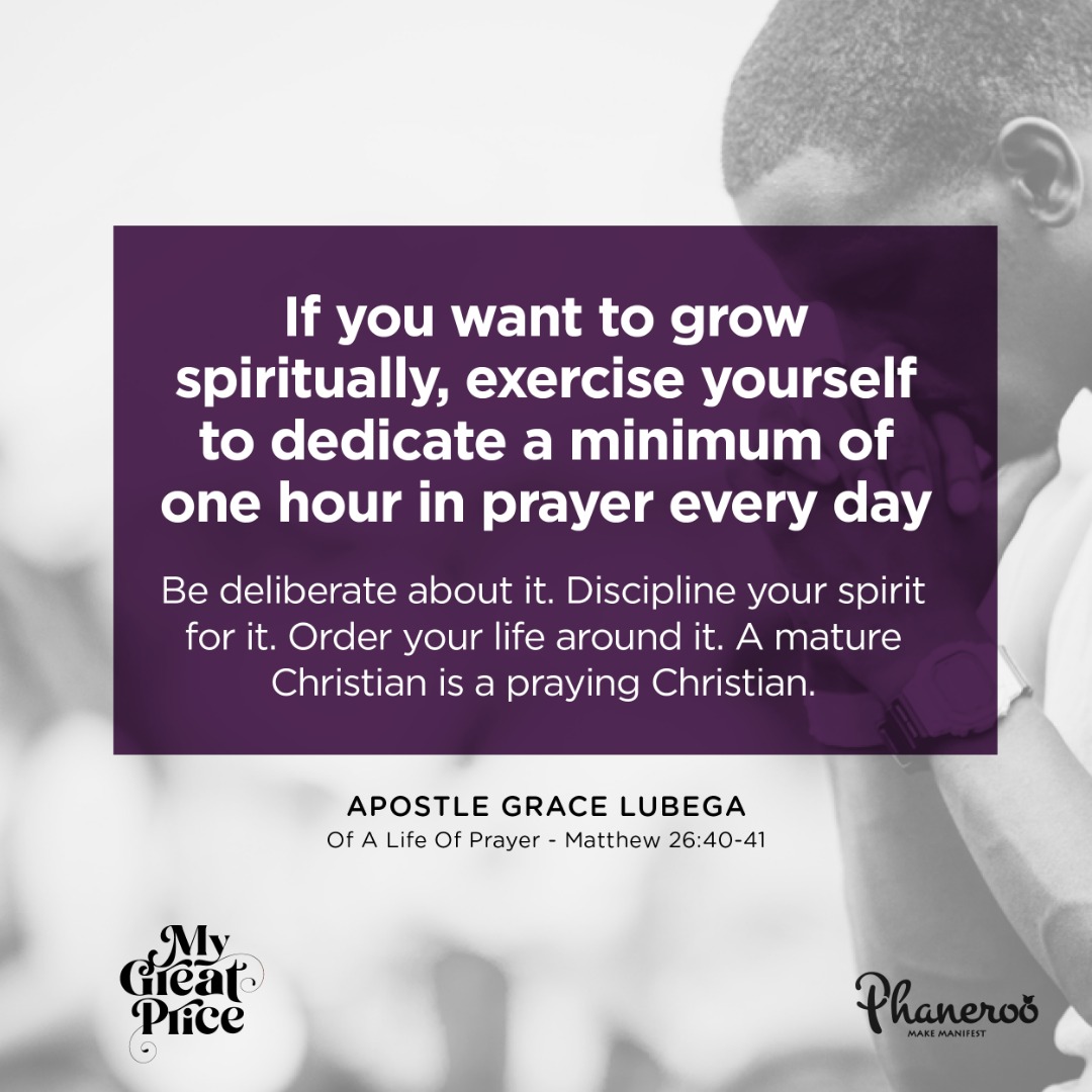 Of A Life Of Prayer – Phaneroo