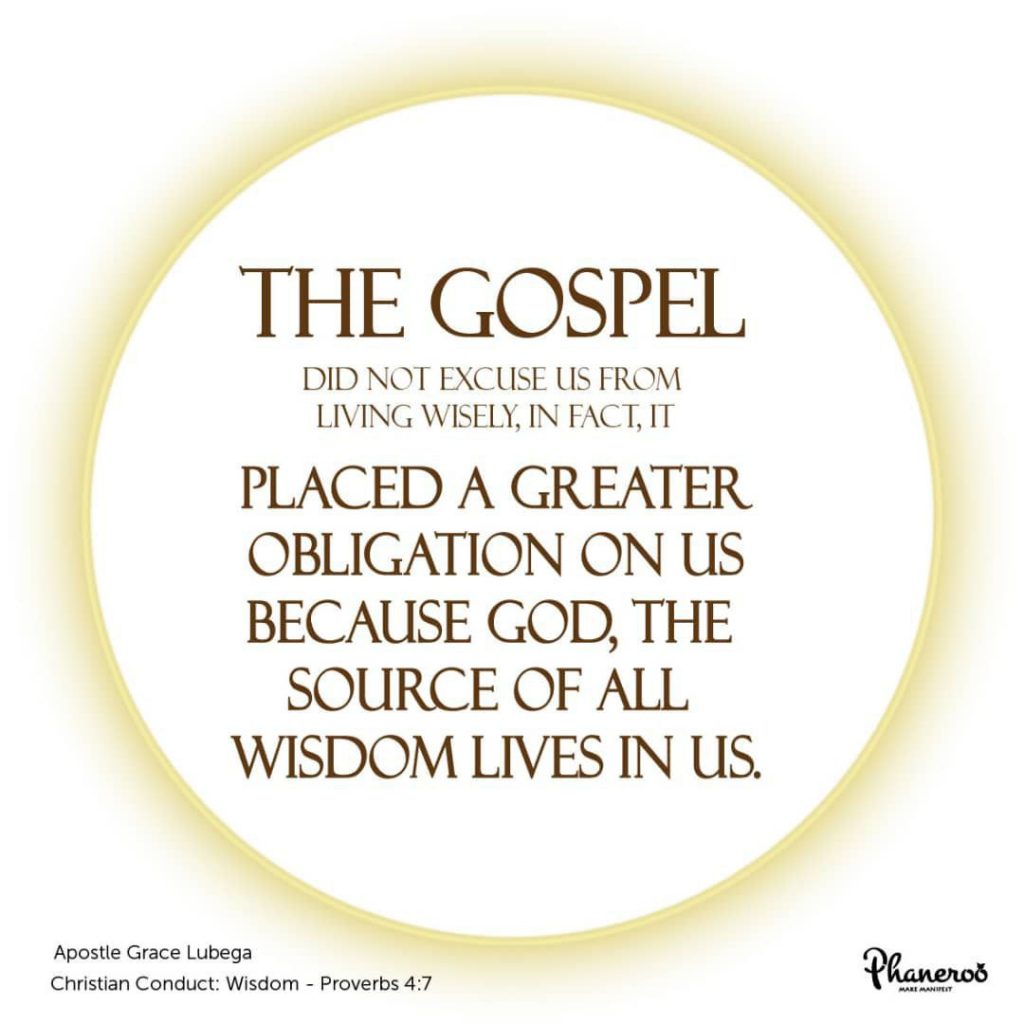 Christian Conduct: Wisdom – Phaneroo