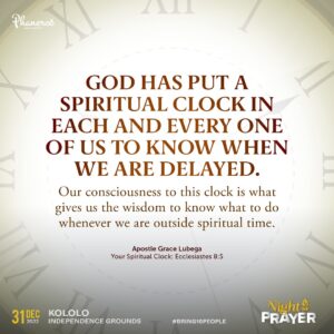 Your Spiritual Clock – Phaneroo