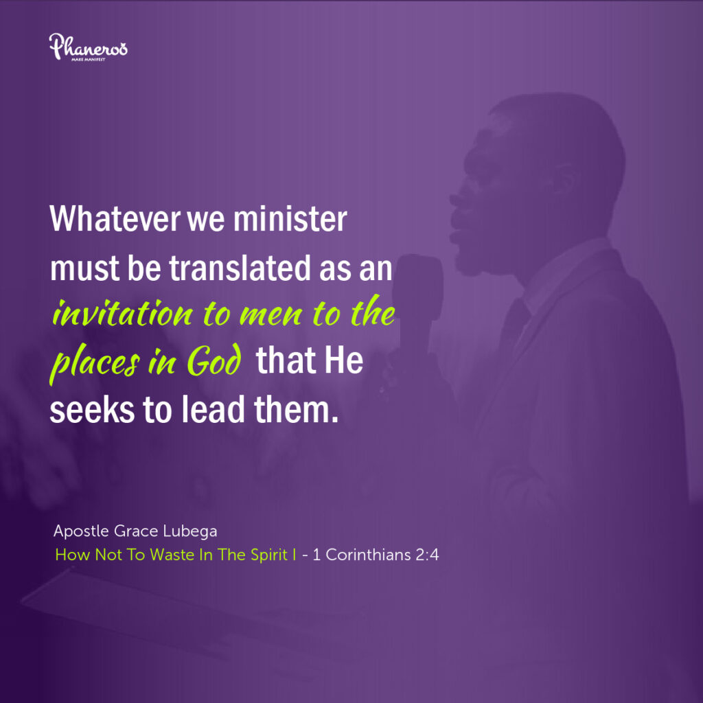 How Not To Waste In The Spirit – 1 – Phaneroo