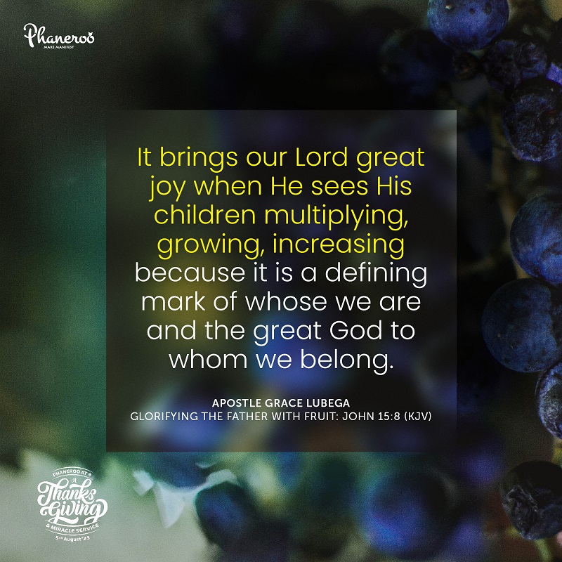 Glorifying The Father With Fruit – Phaneroo