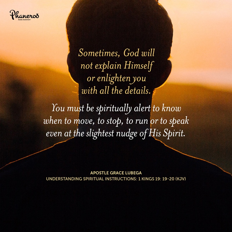 Understanding Spiritual Instructions – Phaneroo