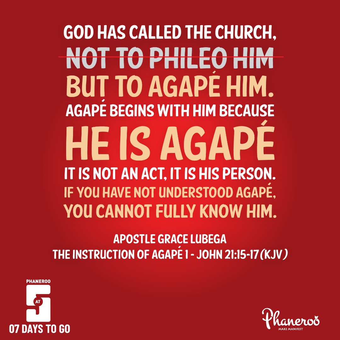 The Instruction Of Agape – 1 – Phaneroo