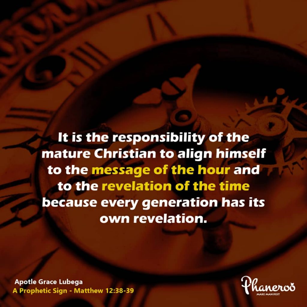 A Prophetic Sign - Phaneroo