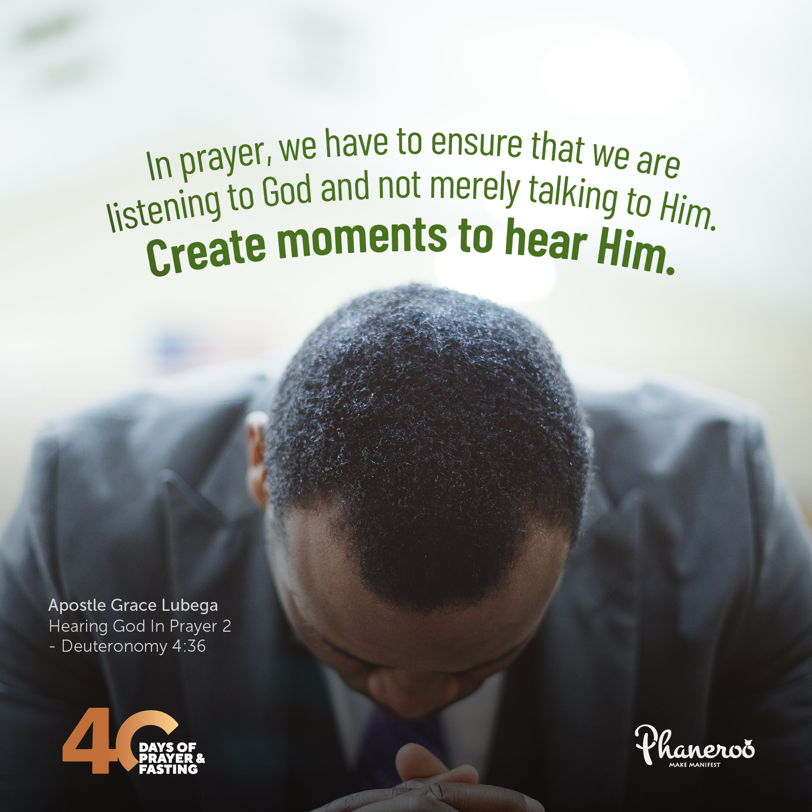 Hearing God In Prayer – 2 – Phaneroo