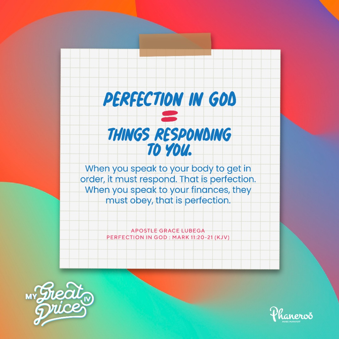 Perfection In God – Phaneroo