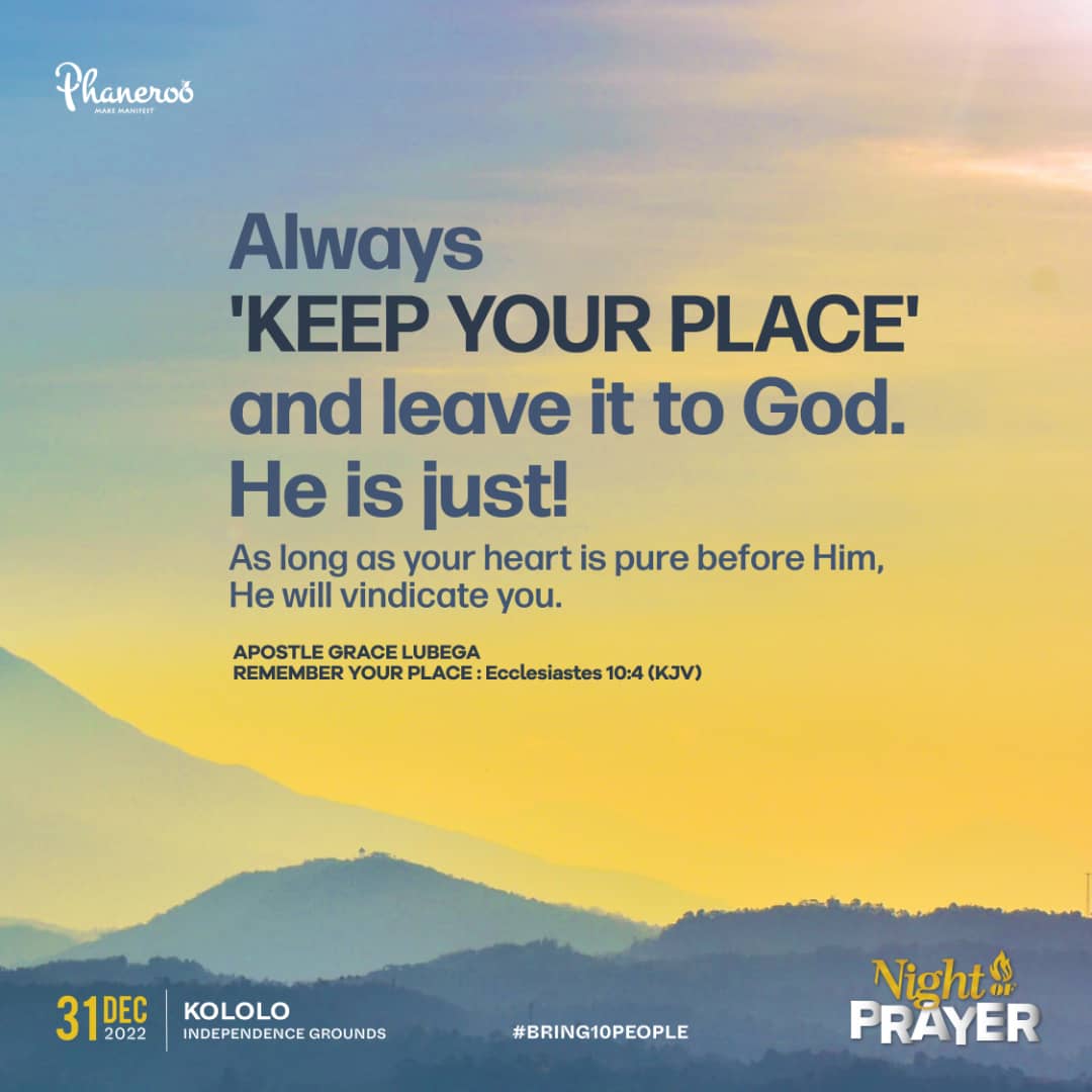 Remember Your Place – Phaneroo