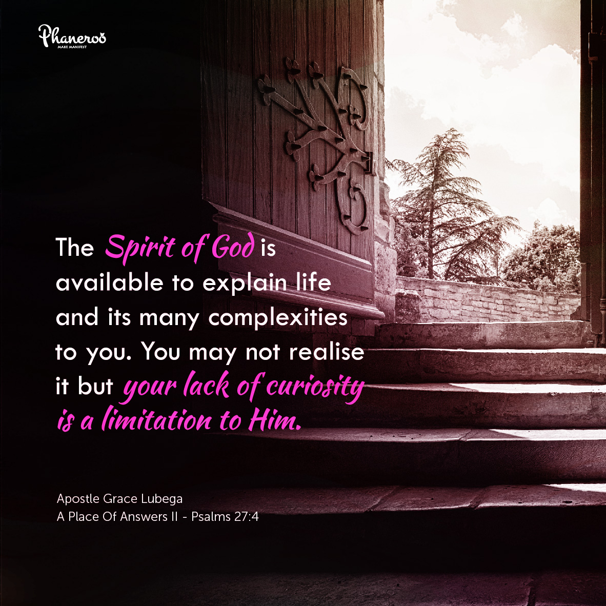 A Place Of Answers – 2 – Phaneroo