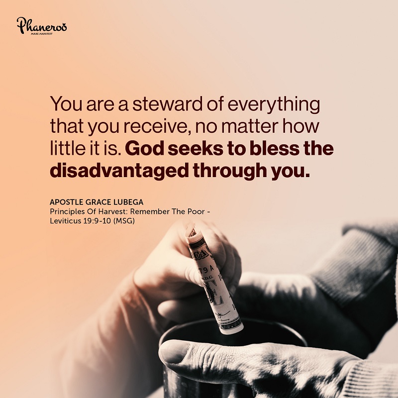 Principles Of Harvest: Remember The Poor - Phaneroo